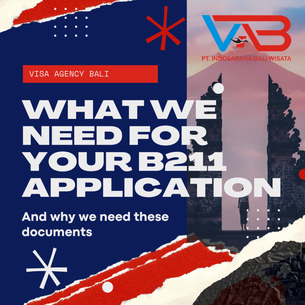 The documents we need for your offshore B211 visa application - Visa ...